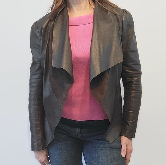 Bod & Christensen | Jackets & Coats | Bod Christensen Brown Leather ...
